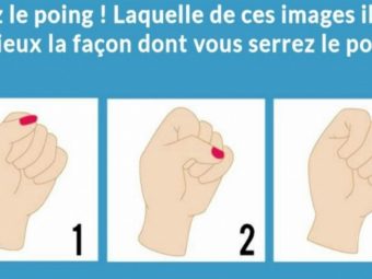 La manière dont vous serrez le poing en dit long sur votre comportement ...